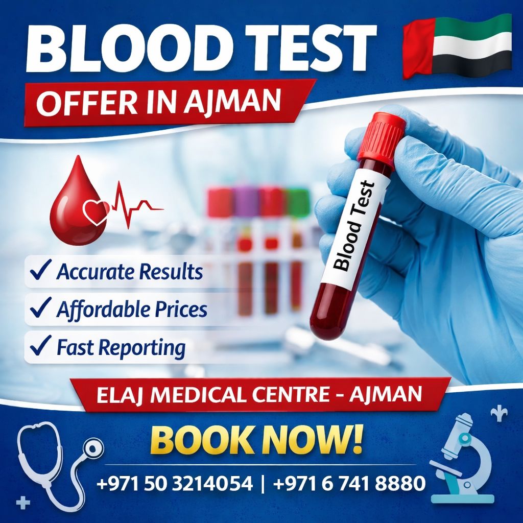 Blood Test Offer in Ajman | Accurate & Affordable Lab Tests – Elaj ...